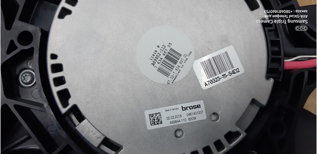 17427634467 BMW диффузор радиатора охлаждения, в сборе с мотором и