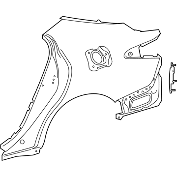 6160206320 Toyota Крыло заднее левое