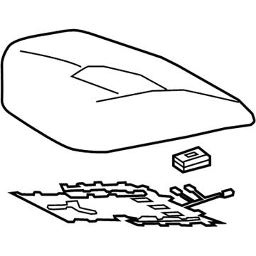 7107106P11C3 Toyota cover sub-assy, fr s