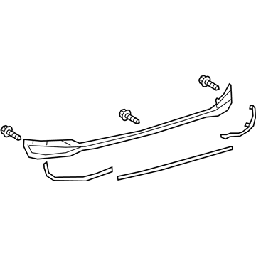 5210533020 Toyota спойлер бампера заднего