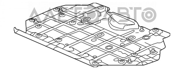 74111T7WA00 Honda защита двигателя, поддона (моторного отсека)
