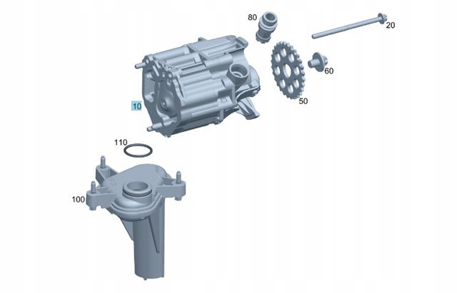 A6541802501 Mercedes | Насос масляный A6541802501 купить на Avto.pro