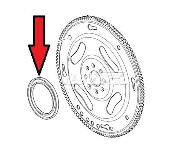 LR035564 Land Rover импульсное колесо распредвала