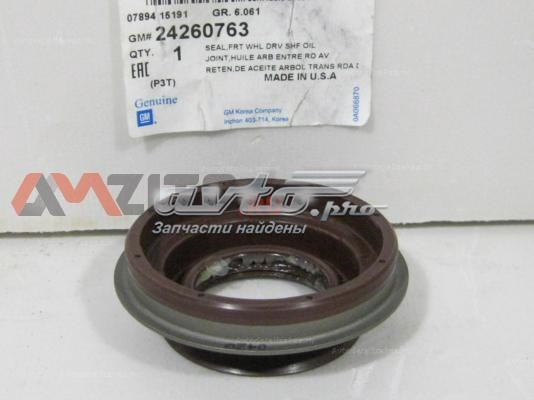 24260763 General Motors сальник полуоси переднего моста правой