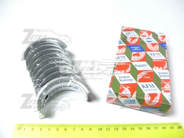 93742706 KFM Вкладыши коленвала коренные, комплект, 1-й ремонт (+0,25)