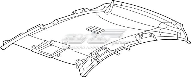 84080541 General Motors обшивка потолка