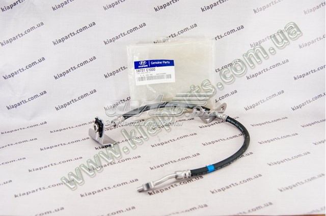 58731D3500 Hyundai/Kia Шланг тормозной передний левый