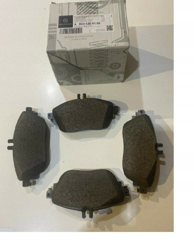 A0004209104 Mercedes колодки тормозные передние дисковые