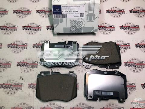 A0004206700 Mercedes колодки передние