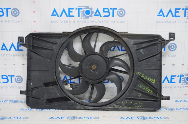 CV6Z8C607R Ford диффузор радиатора охлаждения, в сборе с мотором и