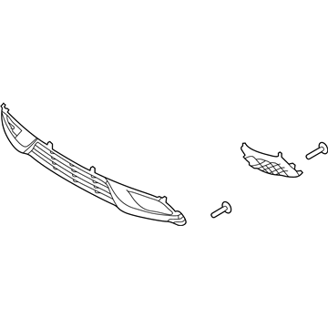 86560G5000 Hyundai/Kia решетка бампера переднего