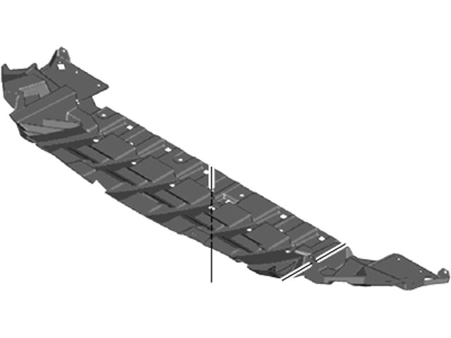 CJ5Z8310A Ford защита бампера переднего