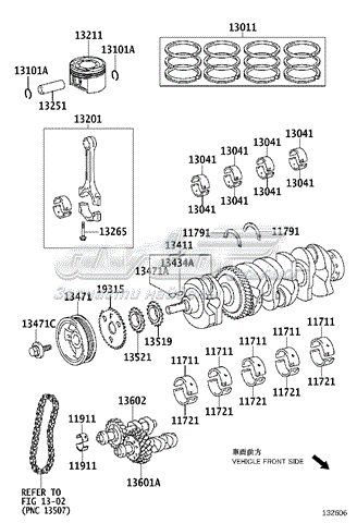 1360228020 Toyota балансировочный вал