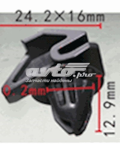 1692599 Ford клипса крепежная ford focus/kuga 2008- hmpx