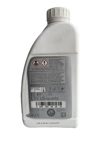 A000989282514 Mercedes антифриз-концентрат mb 325. 6, 1л. червоний