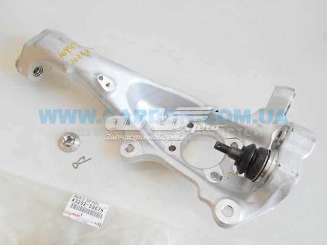 4320259075 Toyota кулак поворотный передний левый