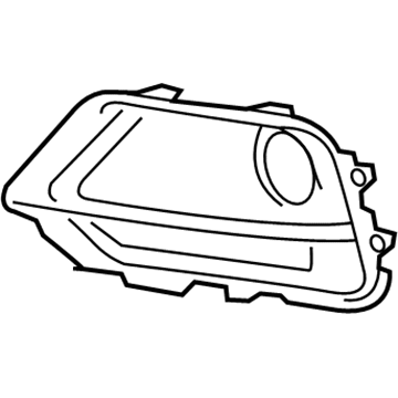 42537707 General Motors заглушка (решетка противотуманных фар бампера