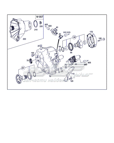 A1642820082 Mercedes фланець ведучого моста