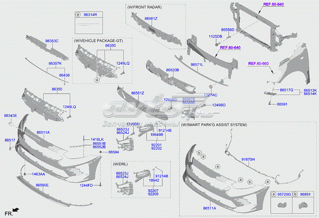 92208J7000 Hyundai/Kia сравнить цены на Автопро