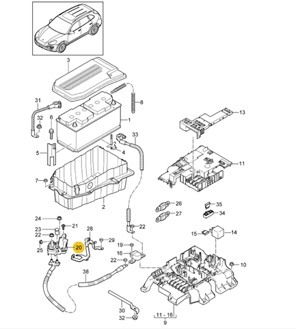 95861120200 Porsche сравнить цены на Автопро