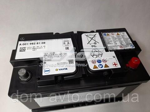 A0019828008 Mercedes аккумуляторная батарея акб