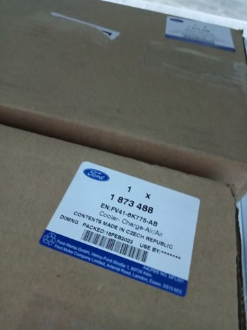 1873488 Ford радиатор интеркуллера