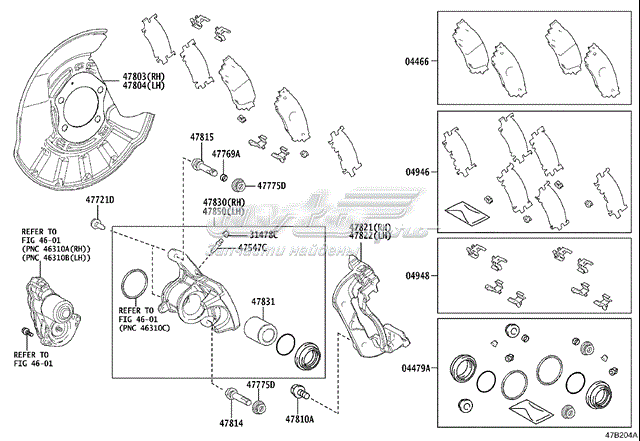 447933390 Toyota сравнить цены на Автопро