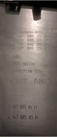 A1678854511 Mercedes автозапчастина