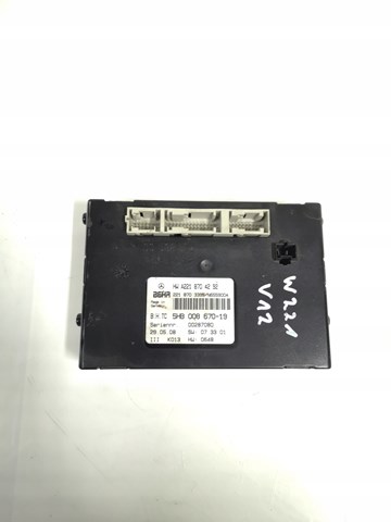 2218704292 Mercedes модуль управления (эбу климат-контролем)