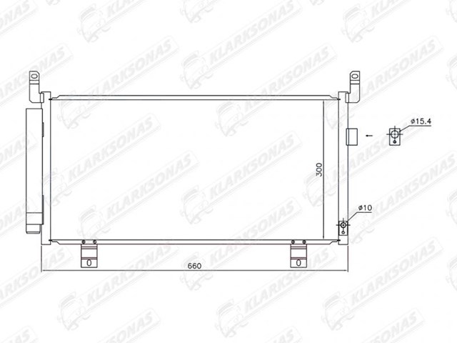 73210SG000 Subaru радиатор кондиционера