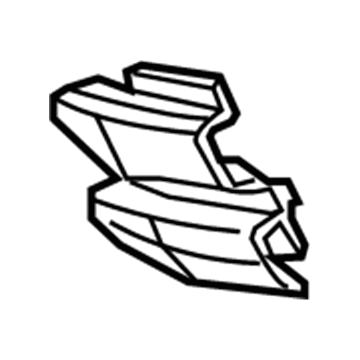 5212878060 Toyota заглушка решетки радиатора левая